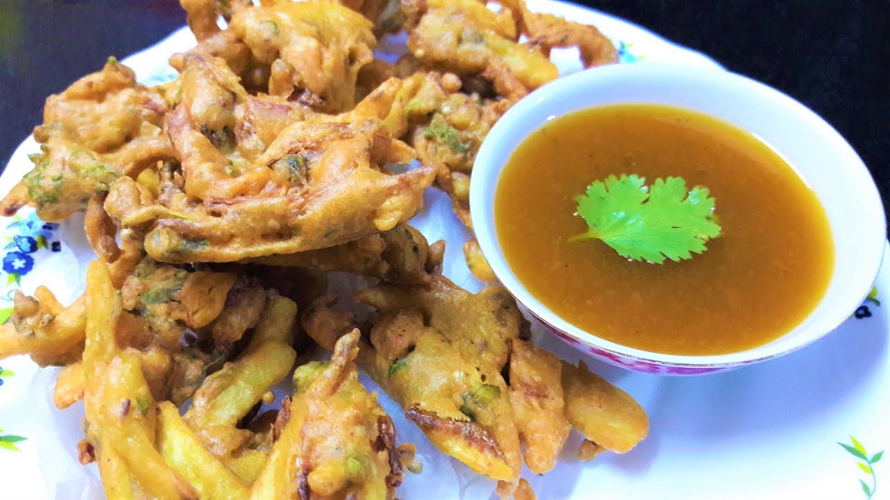 Crispy Easy Pakora Recipe By Kitchen Side - YouTube