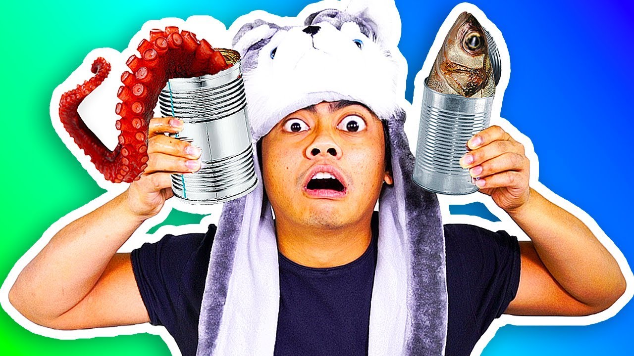 WHAT'S IN THE TIN CAN CHALLENGE! - YouTube