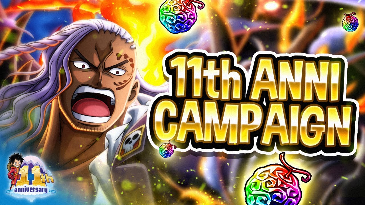 OPTC 11th Anniversary Campaign BEGINS! (ONE PIECE Treasure Cruise ...