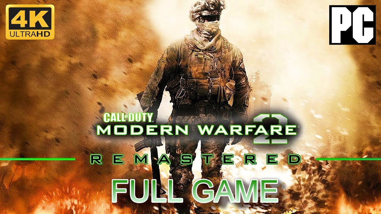 CALL OF DUTY MODERN WARFARE 2 Remastered Gameplay Walkthrough FULL GAME ...