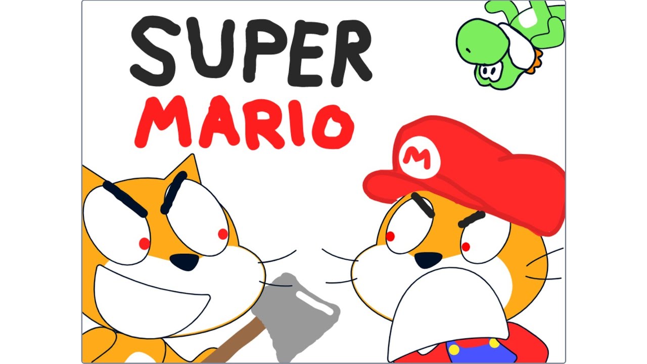Scratch Cat Meets SUPER MARIO | Scratch Movie - YouTube
