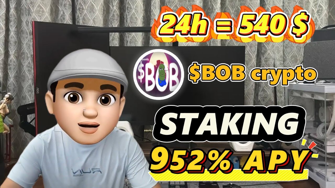 Guía de supervivencia cripto: Stake BOB crypto en proyecto con 952% APY - YouTube