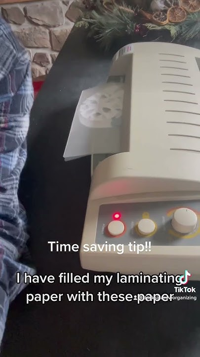 Check out this laminating time-saving tip! - YouTube