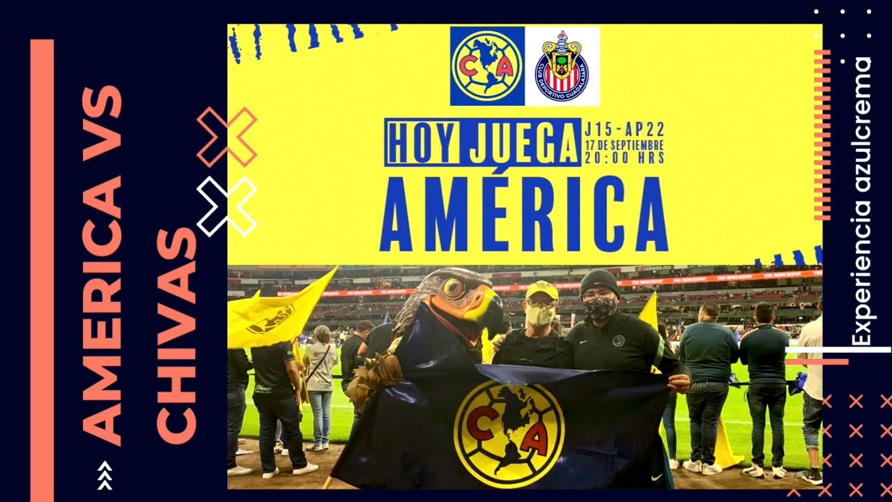 EL CLÁSICO NACIONAL AMERICA 🆚 CHIVAS experiencia azulcrema: túnel ...