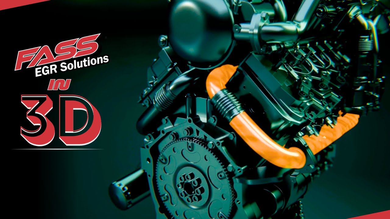 Look Inside a Modern Diesel Engine | EGR Filter Kit in 3D - YouTube