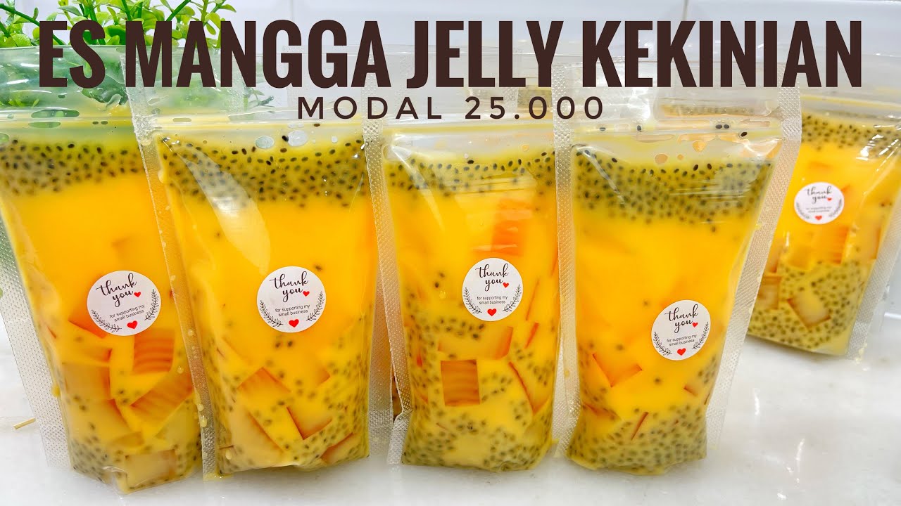 IDE JUALAN ES MANGGA JELLY KEKINIAN DARI POP ICE !! 😍🥭 - YouTube