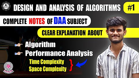 DAA Notes [ Design and Analysis of Algorithms ] - YouTube