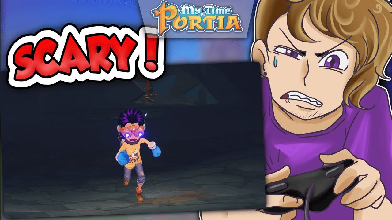 My Time At Portia Ep 2 | RUIN DIVING! Scary... | My Time At Portia ...