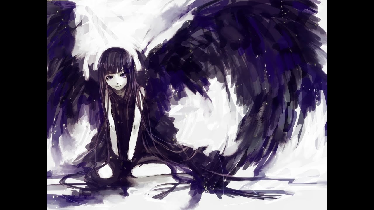 Crying Anime Angel Girl