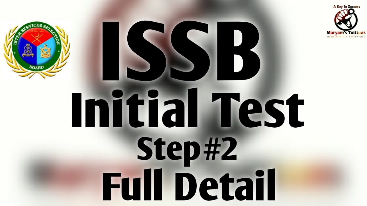 Join Pak Army Through ISSB |How To Pass ISSB Initial Test Step2|How To ...