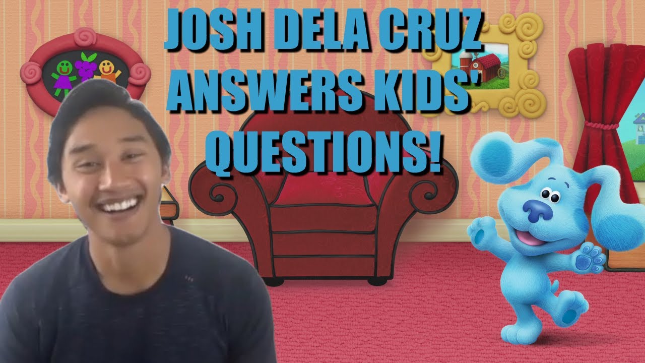 Josh Dela Cruz from Blue's Clues and You! Answers Kids' Questions ...