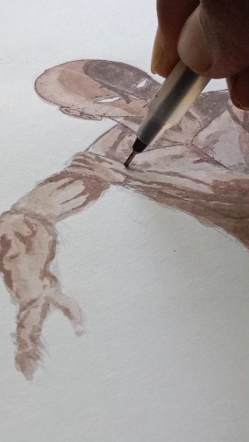 Draw Saitama serious mode#saitama#shortdrawingvideo - YouTube