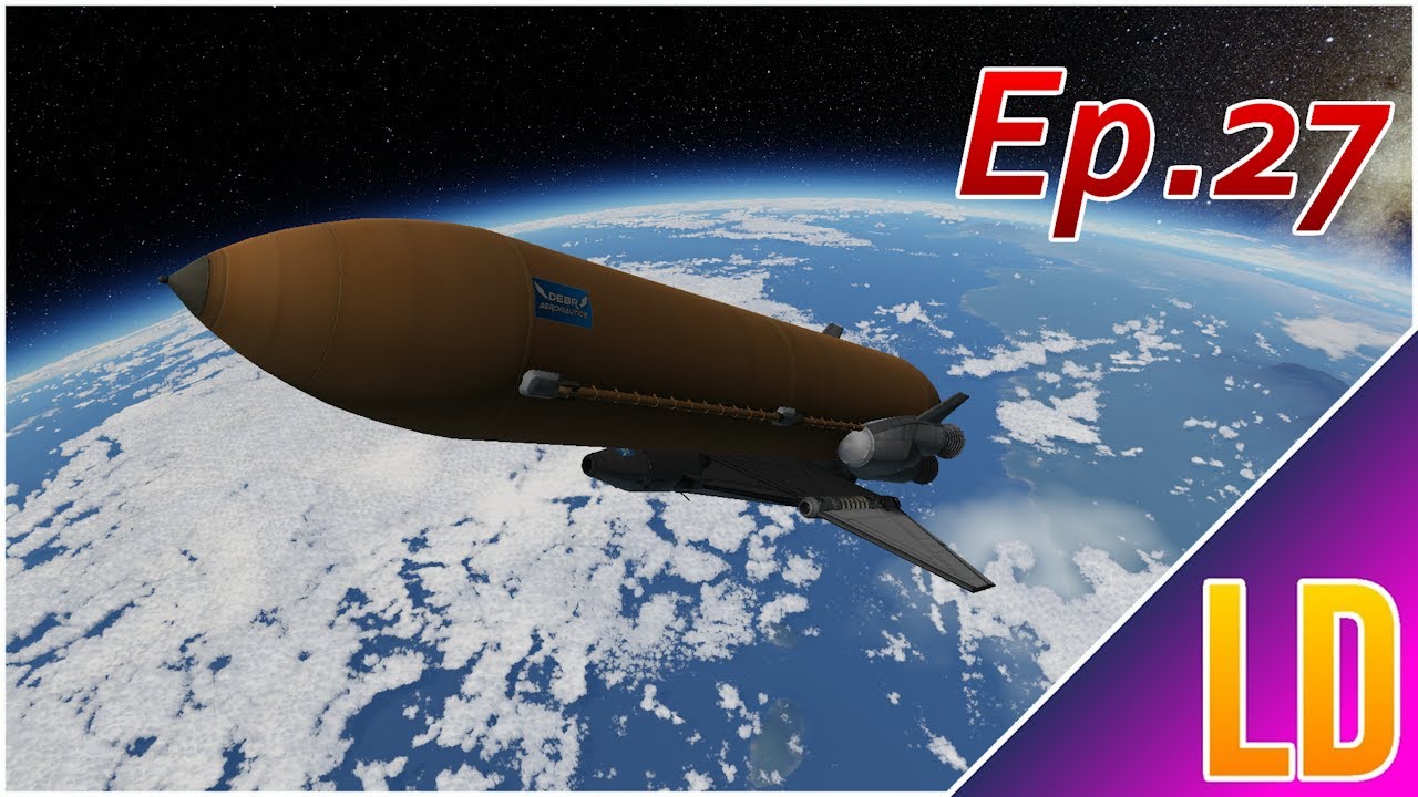 Ep.27 - Experimental Crew Shuttle - Interplanetary Chase | Kerbal Space ...