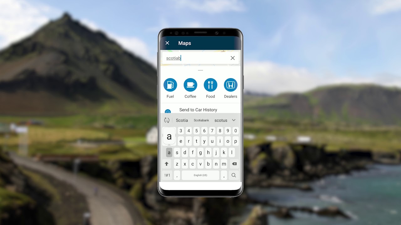 How to Use the HondaLink to Send Destination to Navigation System - YouTube