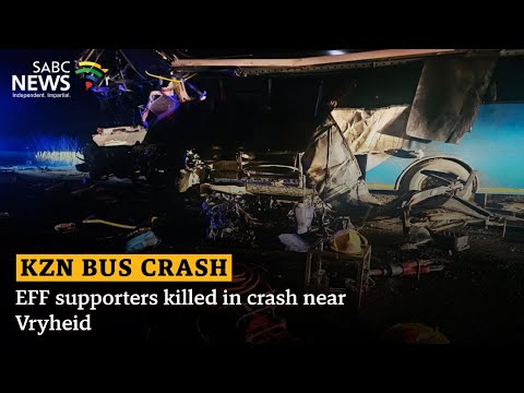 KZN Bus crash| EFF supporters killed in crash near Vryheid - YouTube