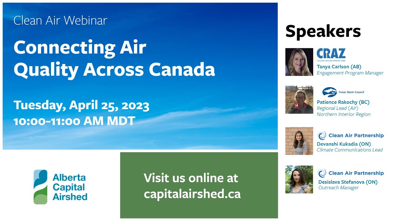 Clean Air Webinar — Connecting Air Quality Across Canada - YouTube