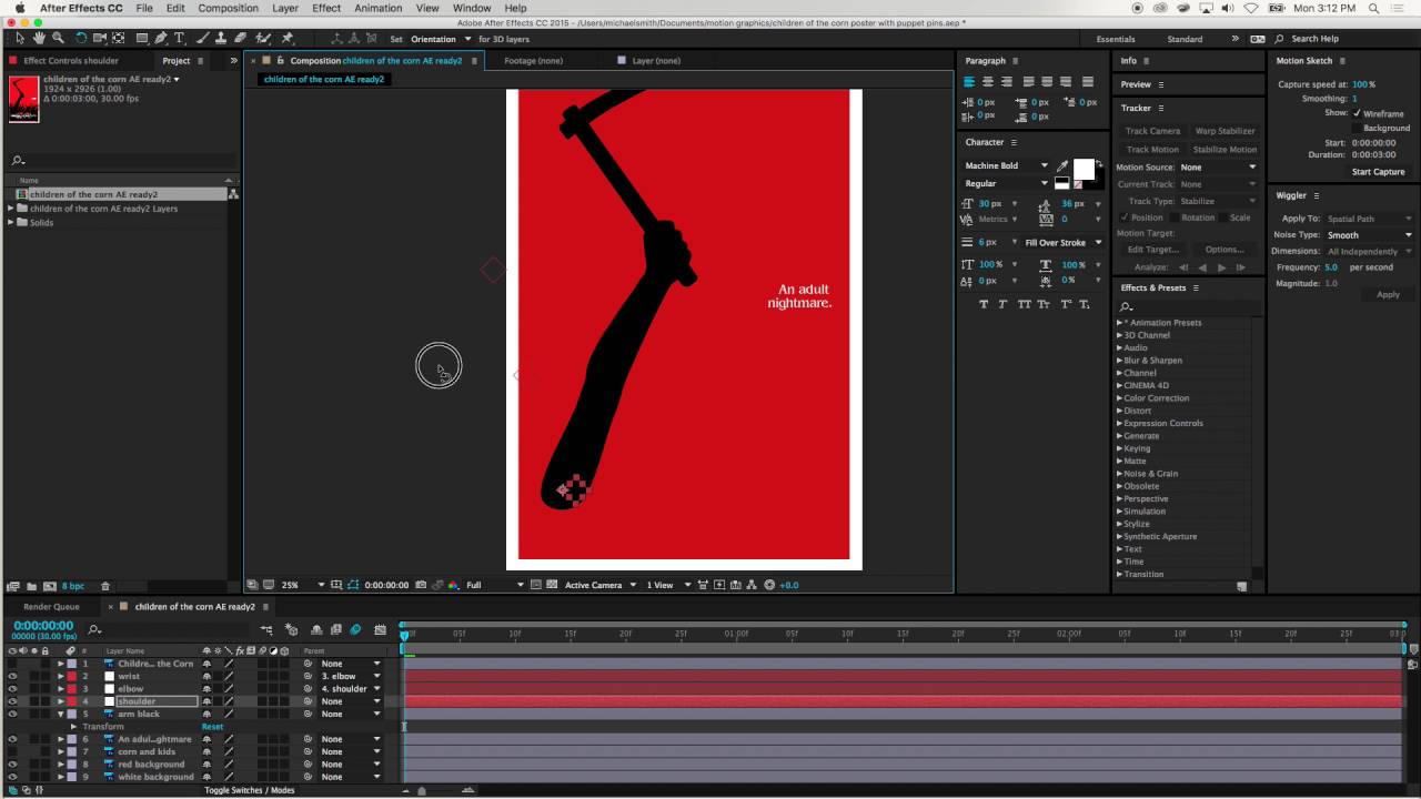 AE puppet pins and null objects - YouTube