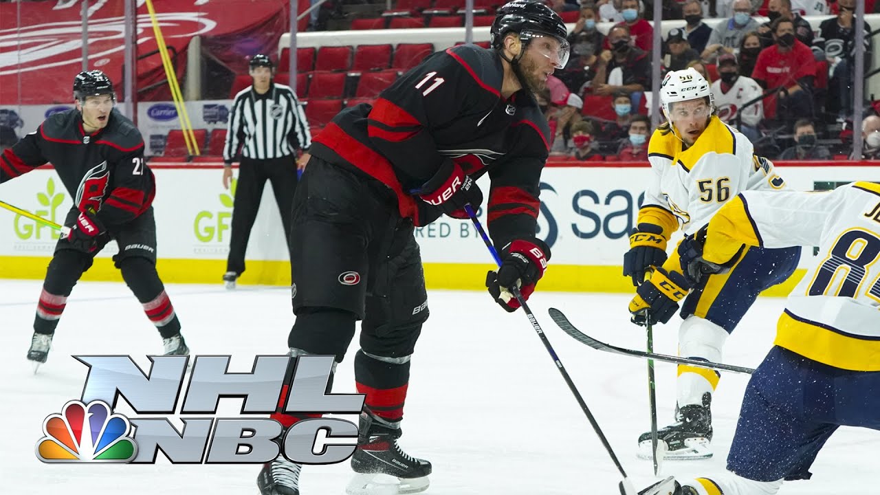 NHL Stanley Cup 2021 First Round: Predators vs. Hurricanes | Game 1 ...