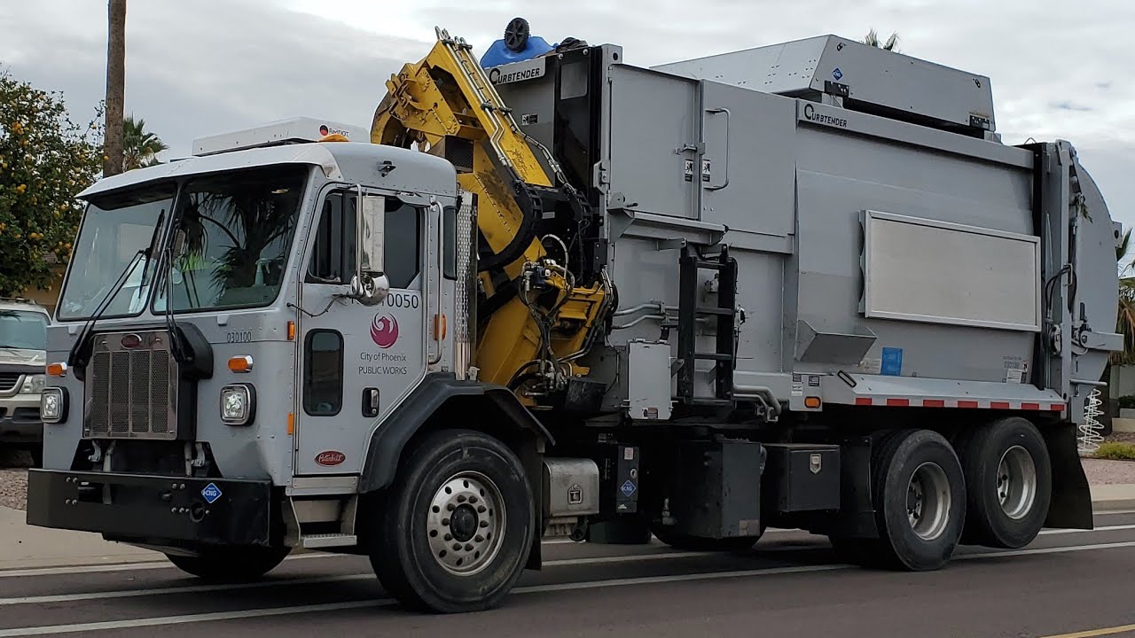 Phoenix's Silver Garbage Trucks - YouTube