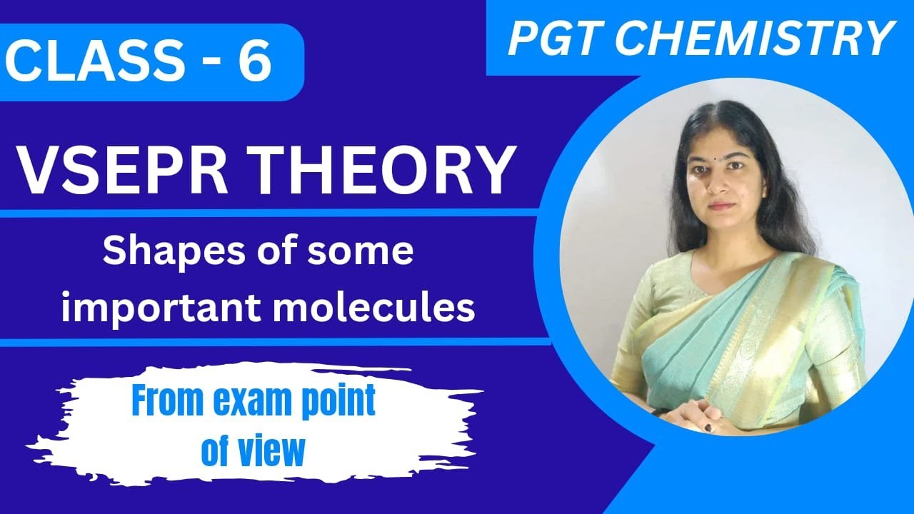 vsepr theory class 11 | shape and geometry of molecules | pgt chemistry ...