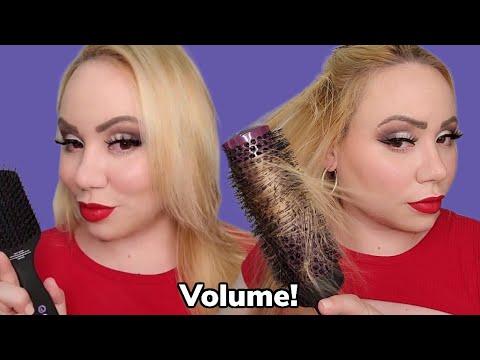 How to: Add Volume To Thin Hair ft Ergo Styling Tools 2022. (Styling thin fine hair for volume ...