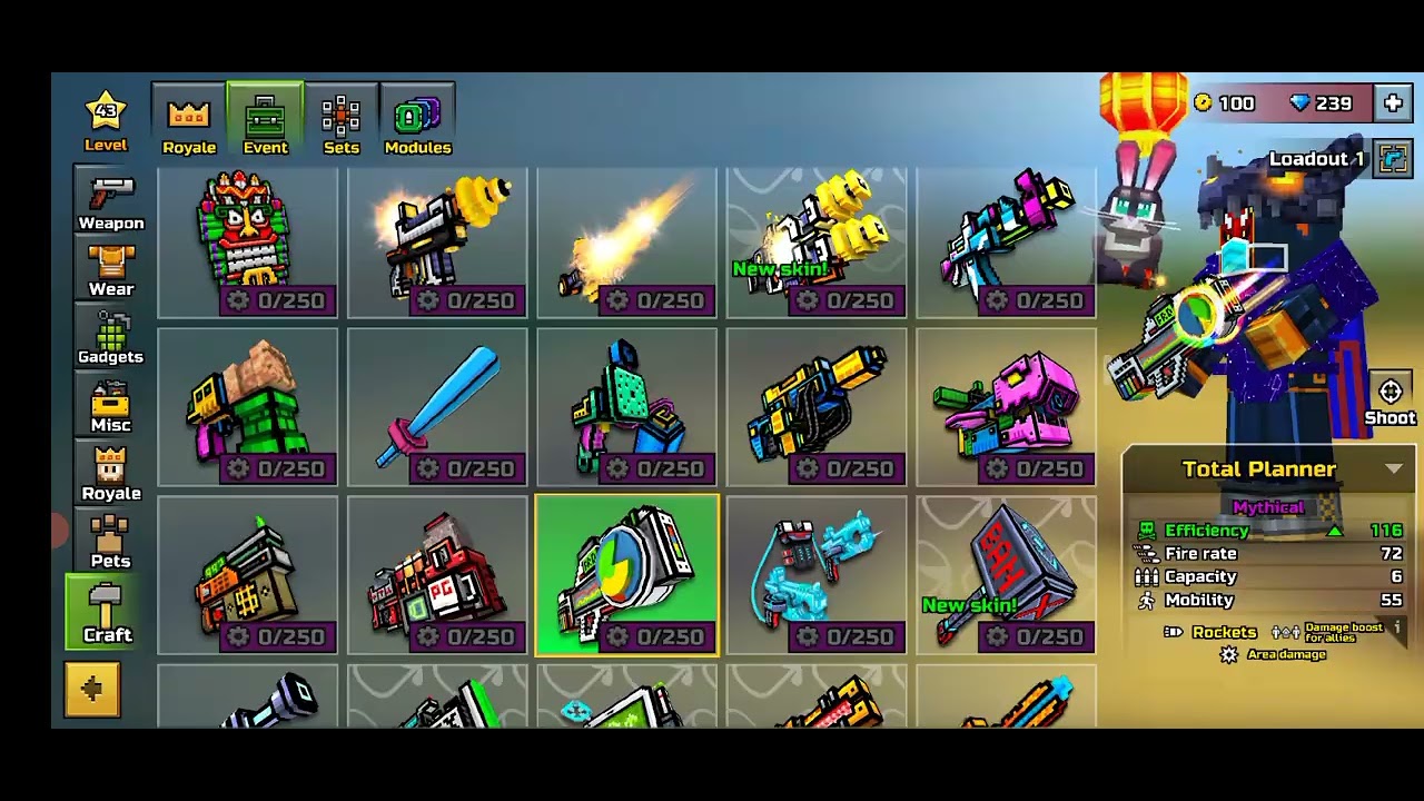 which is the best weapon u can buy in the gallery? ( pg3d ) - YouTube