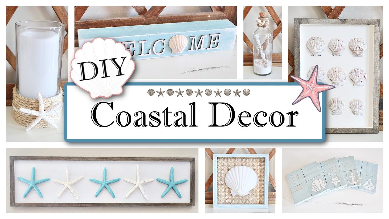 *NEW* Coastal Beach Decor DIY's | EASY & Budget Friendly Projects ...