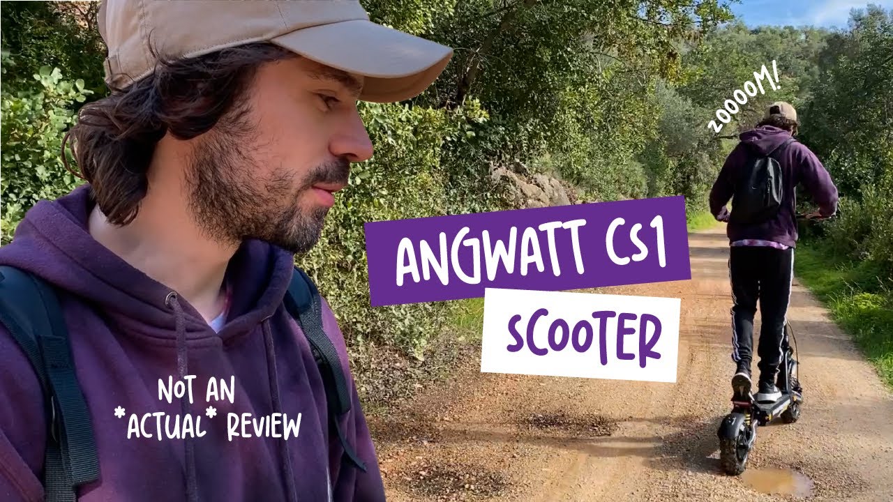 We Took the ANGWATT CS1 Electric Scooter off-road for a spin in Algarve ...