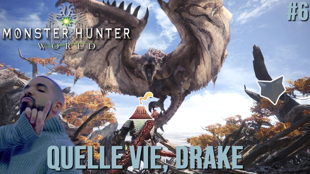MONSTER HUNTER WORLD #6 : De la peau de Drake ? - YouTube