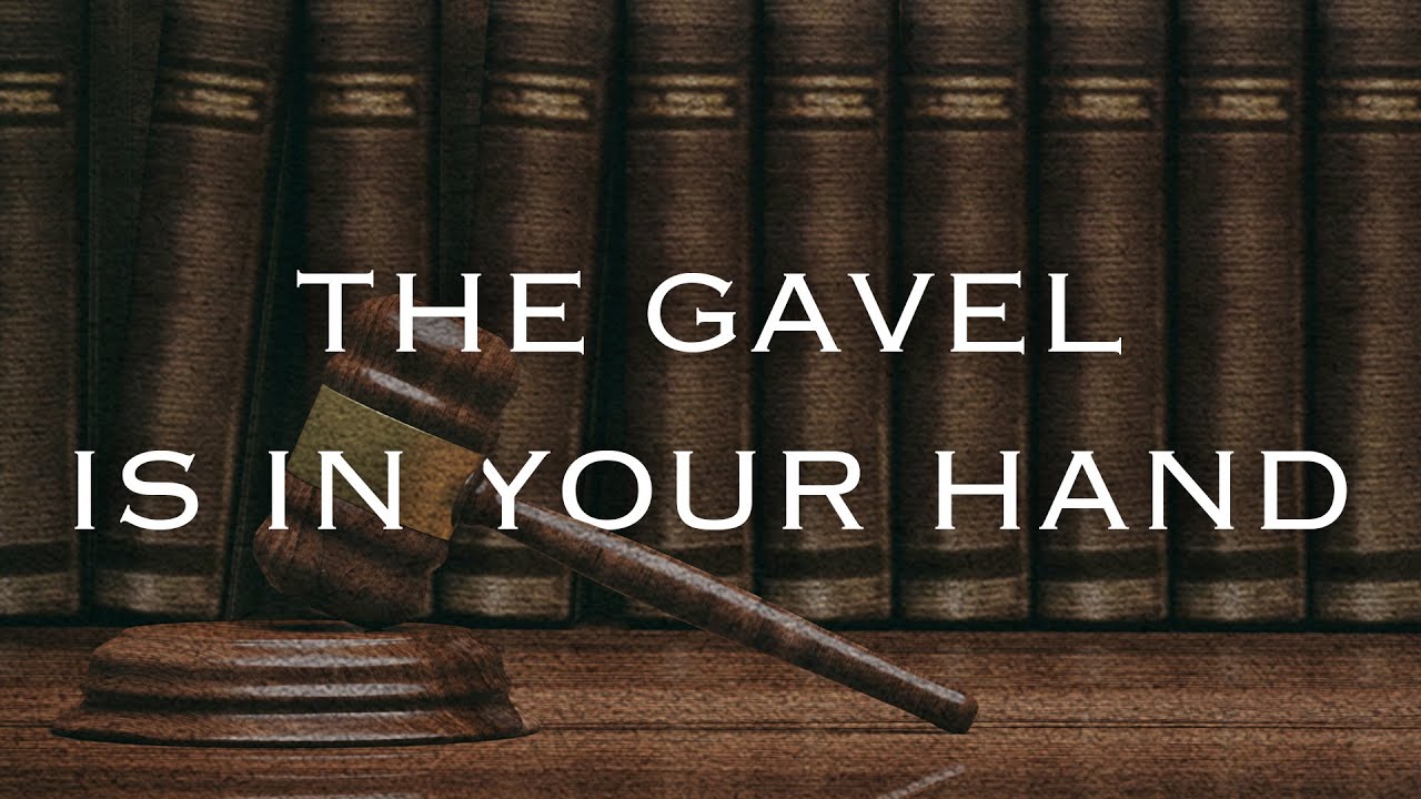The Gavel Is In Your Hand - Rev. Taylor Fish - November 27, 2022 Sunday ...