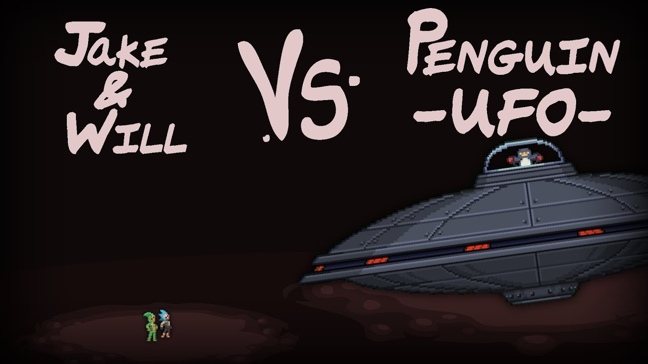 Starbound ᴮᵉᵗᵃ Episode 6: 1st Boss - Penguin UFO - YouTube