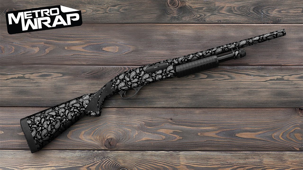 Shotgun Bandana Gun Skin Vinyl Wraps | GunWraps - YouTube