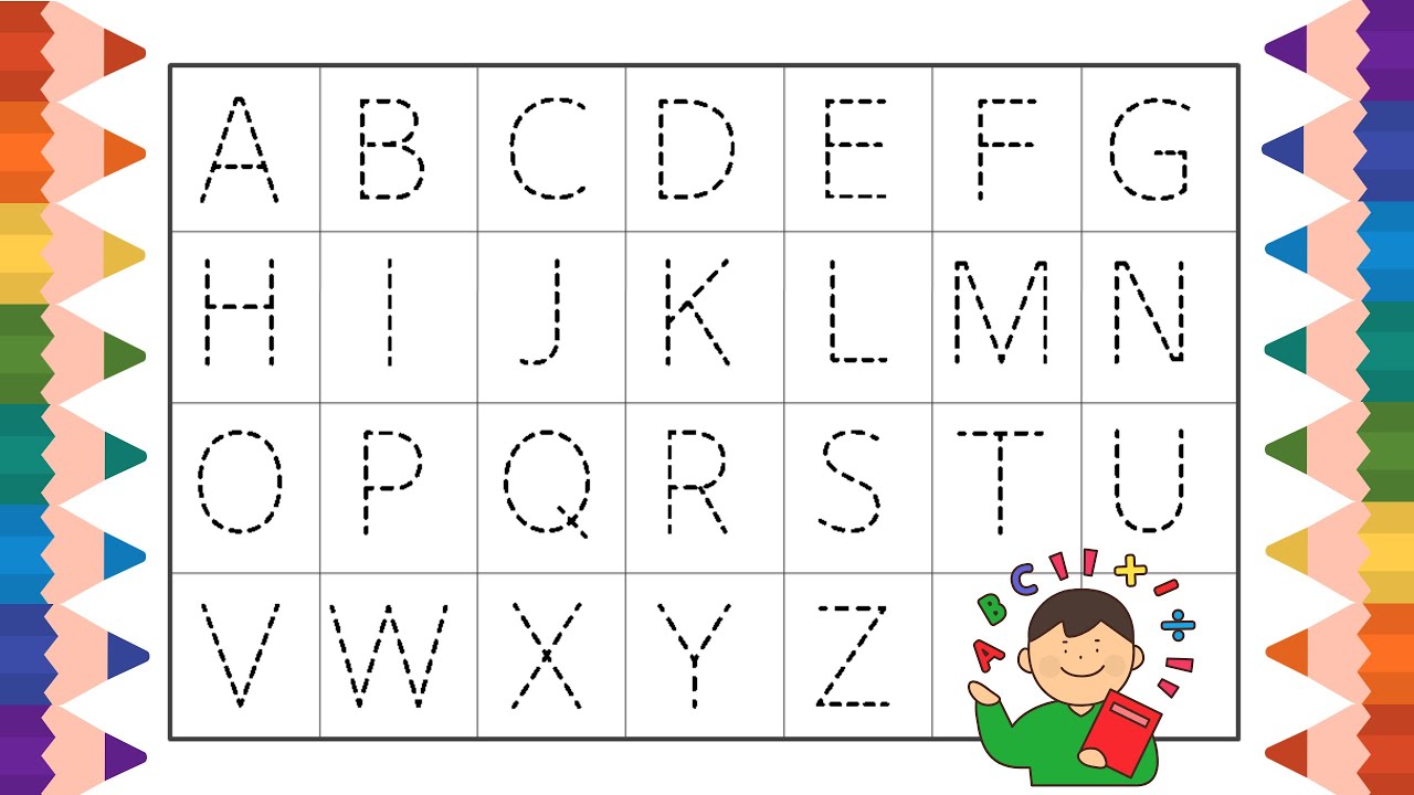 How to Write Letters for Children - Teaching Writing ABC for Preschool ...