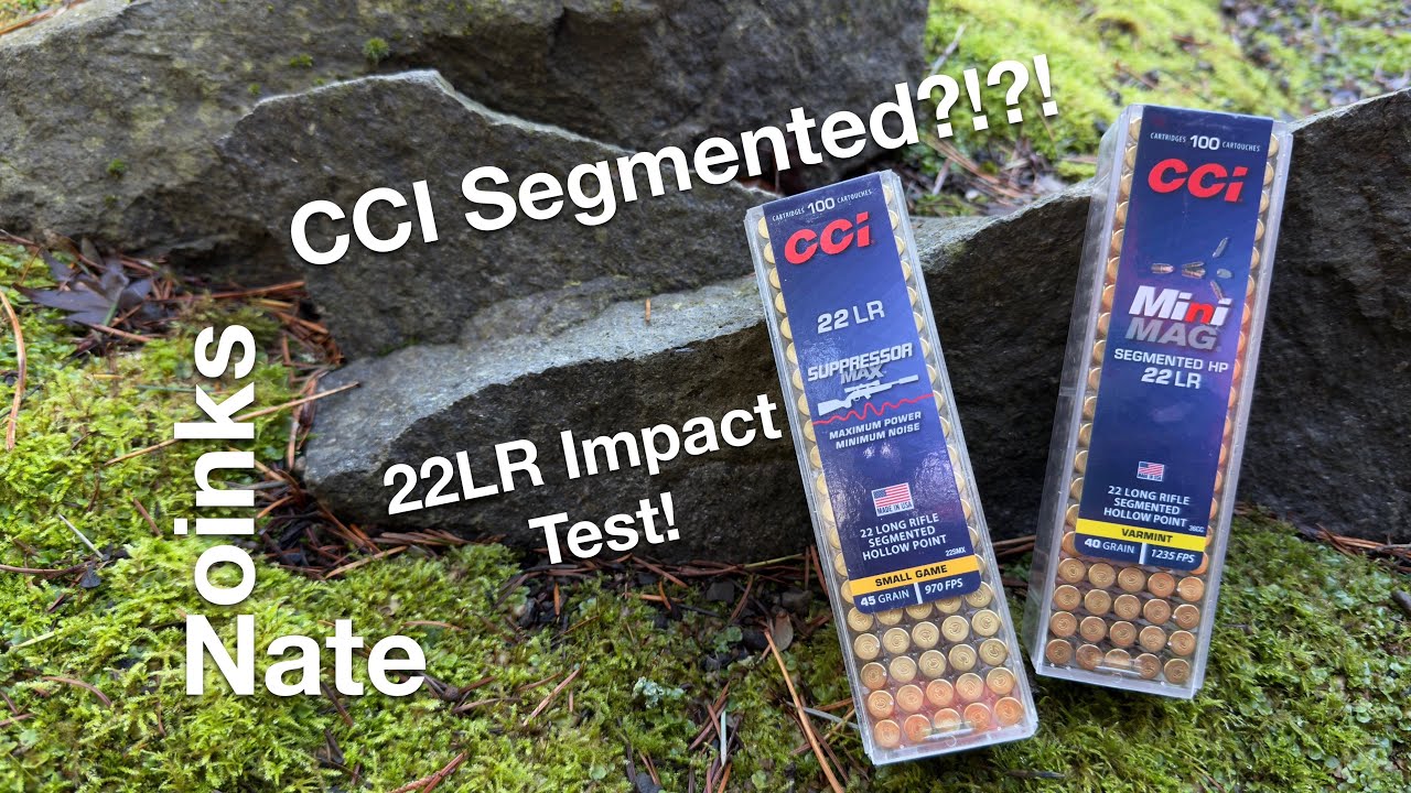 CCI 22LR Segmenting HP: Material Impact Test - YouTube