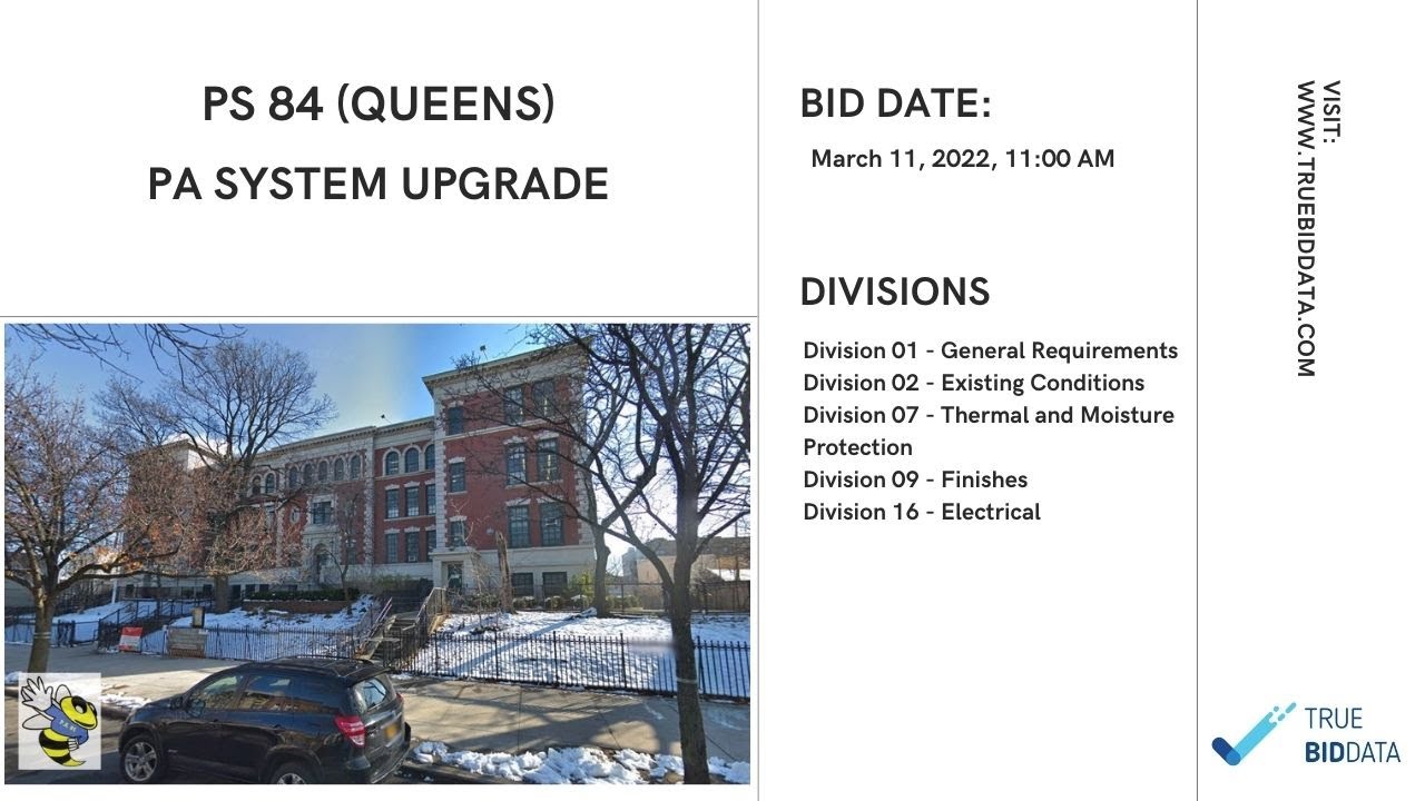 PS 84 (Queens) - PA System Upgrade - YouTube