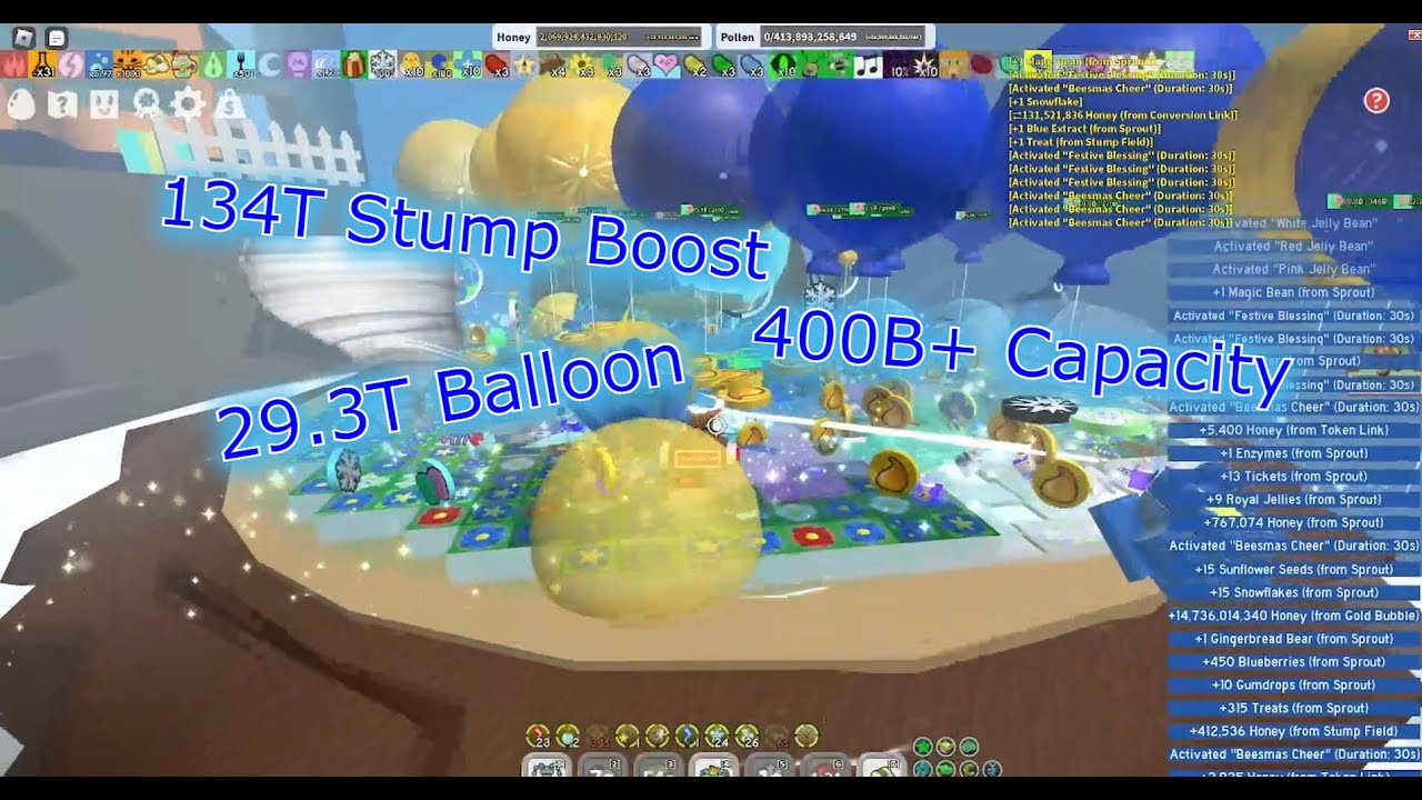134T Stump Boost | 29.3T balloon | 400B+ capacity | bss test realm ...