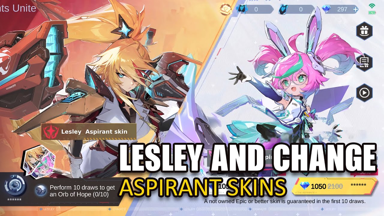 Lesley and Chang'e Aspirant Skin First Look | Mobile Legends - YouTube