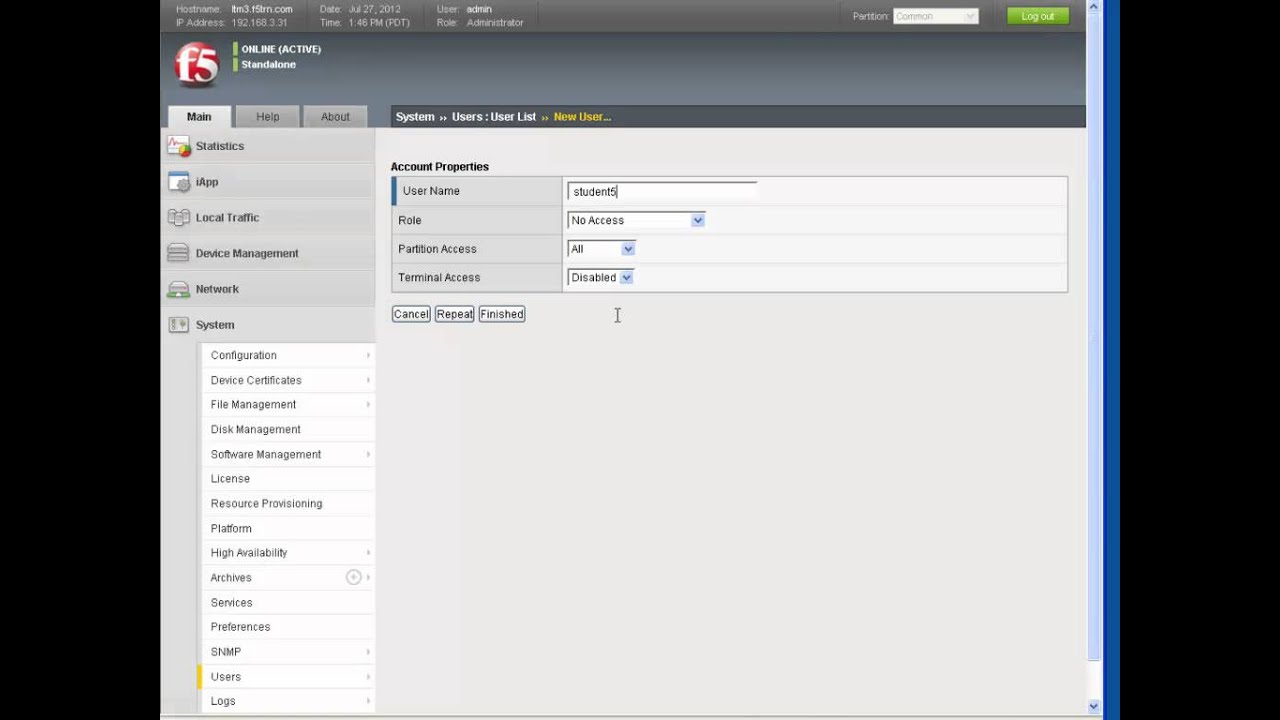 F5 BIG-IP Remote Role Groups - YouTube