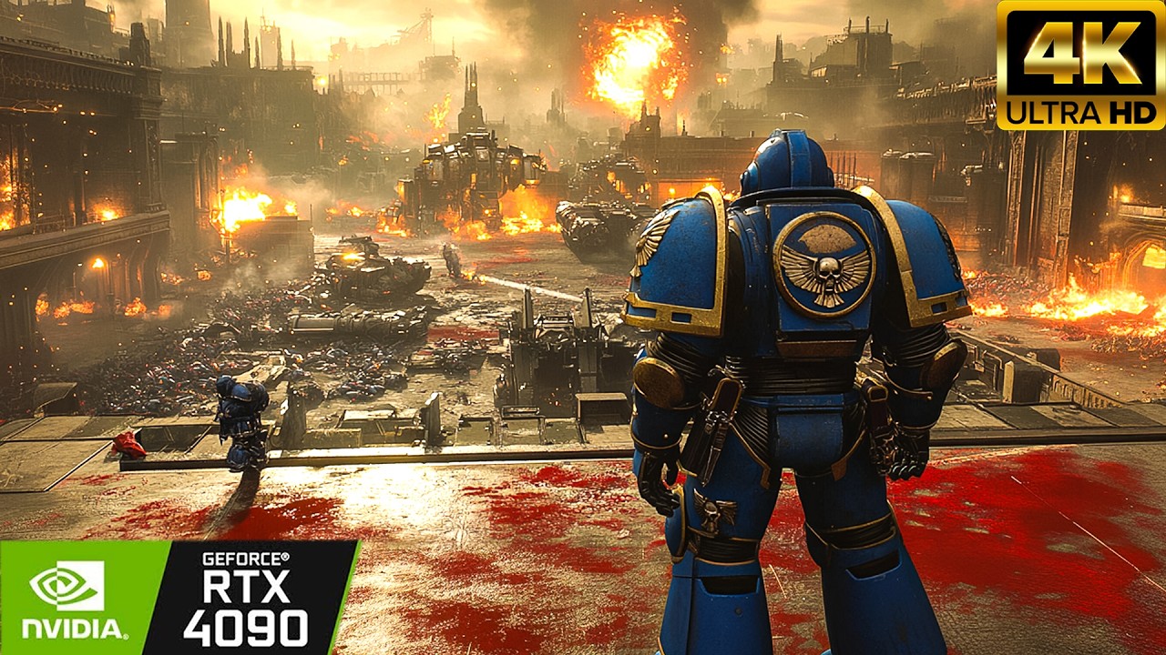 DEFEND THE RELAY (PC) RTX 4090 ULTRA Realistic Graphics [4K] Warhammer ...