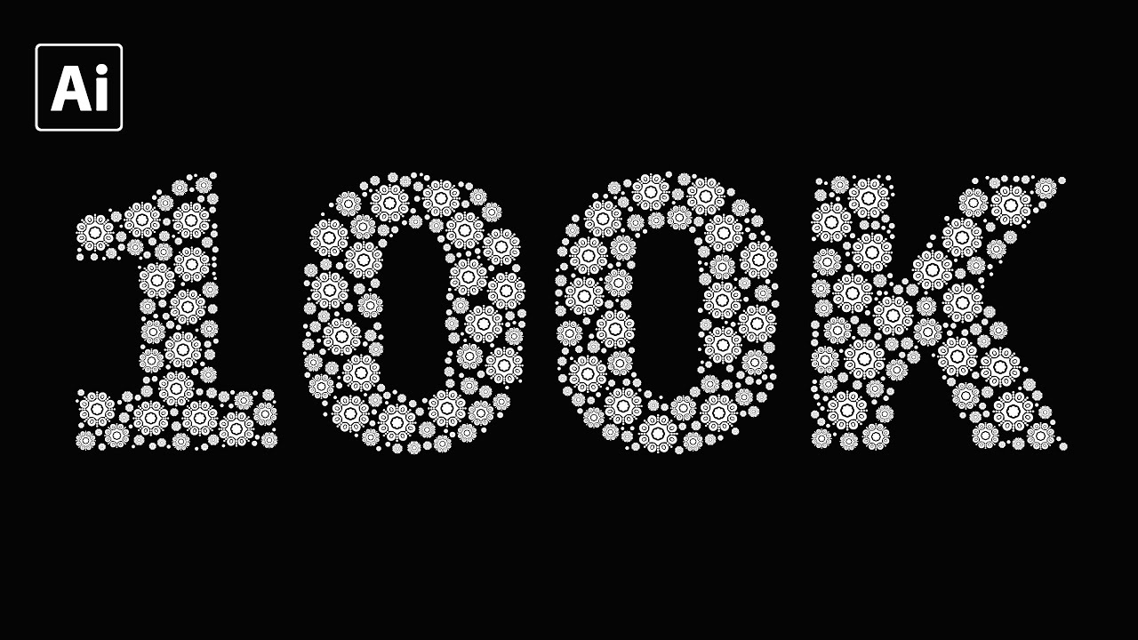 Fill with Random | 100K logo Design | Adobe Illustrator Tutorial - YouTube