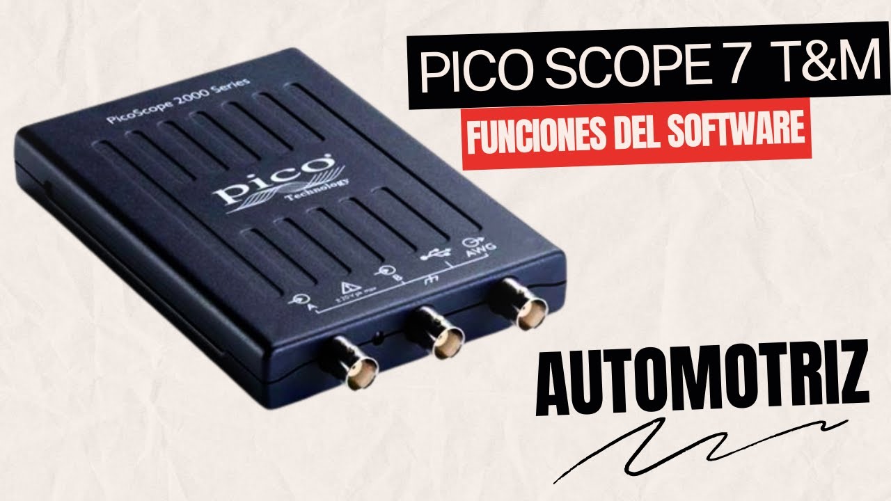 Picoscope Funciones Del Programa - YouTube