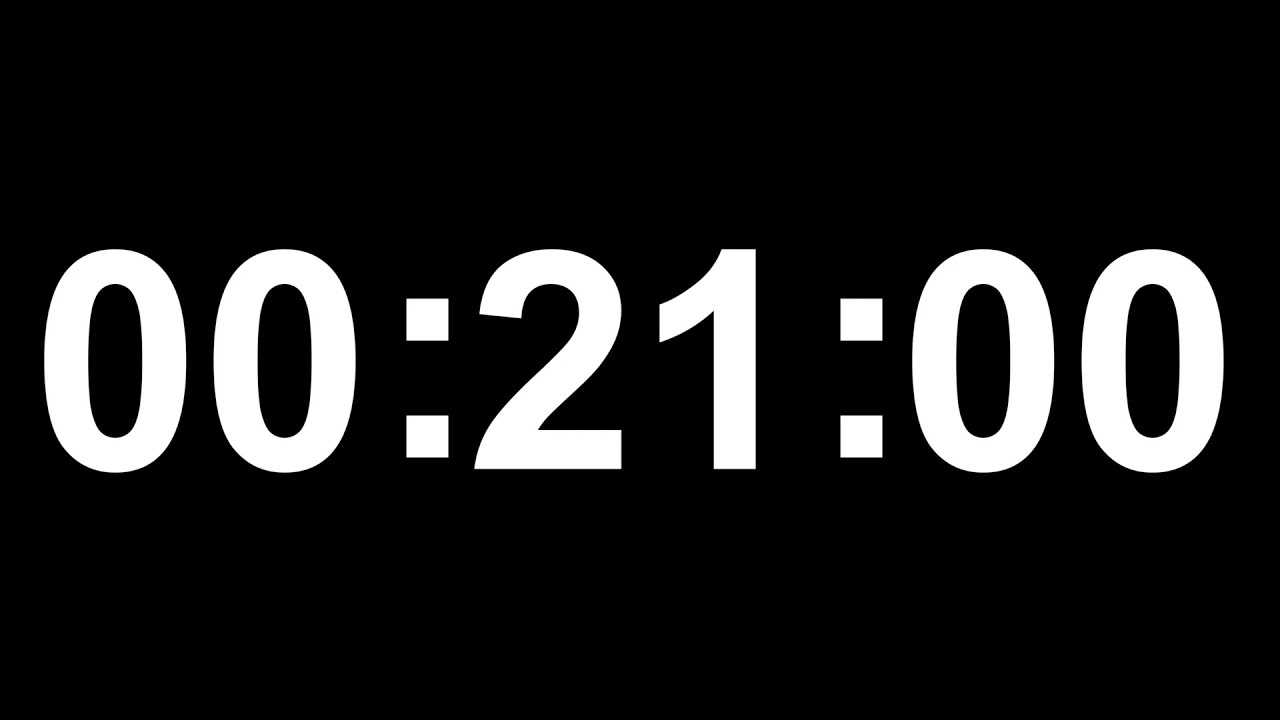 21 Minute Timer ⏲️ - YouTube