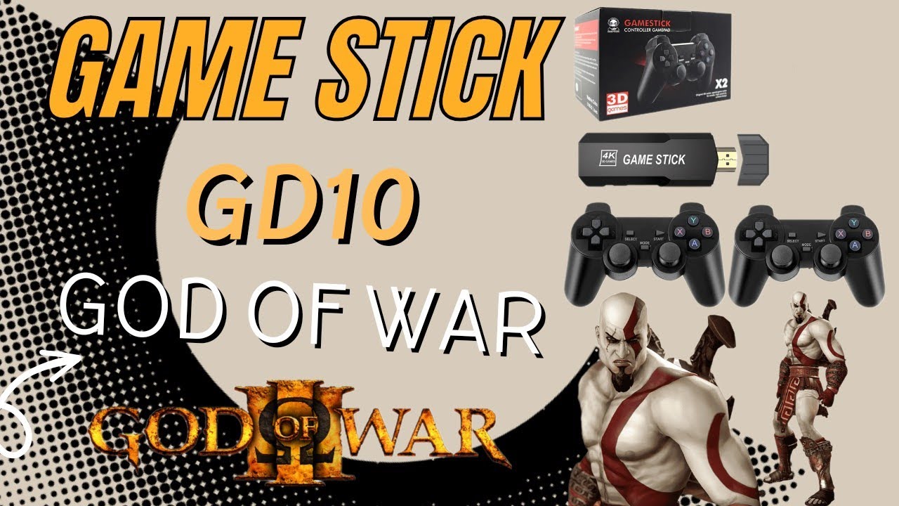 Novo Game stick gd10 Roda god of war liso 😱 - YouTube