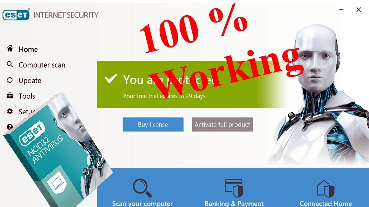 Node 32 Antivirus License key until 2021 - YouTube