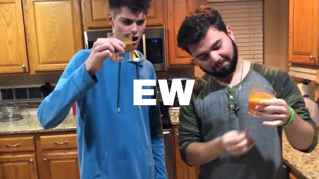 Disgusting drink challenge - YouTube