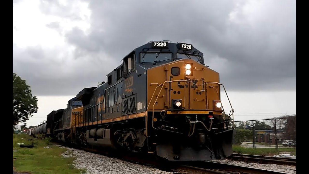 CSX Manifest Train M441 at Plant City, Florida - YouTube