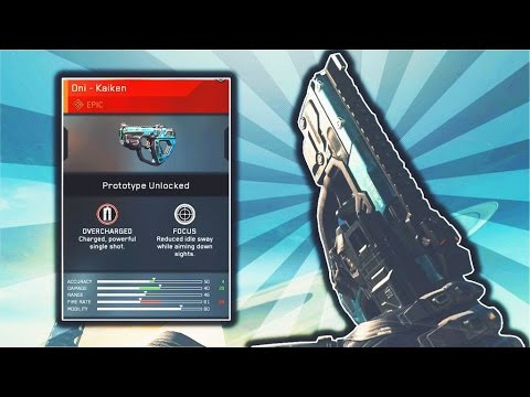ONE SHOT KILL PISTOL on Infinite Warfare! "ONI - KAIKEN" EPIC WEAPON ...