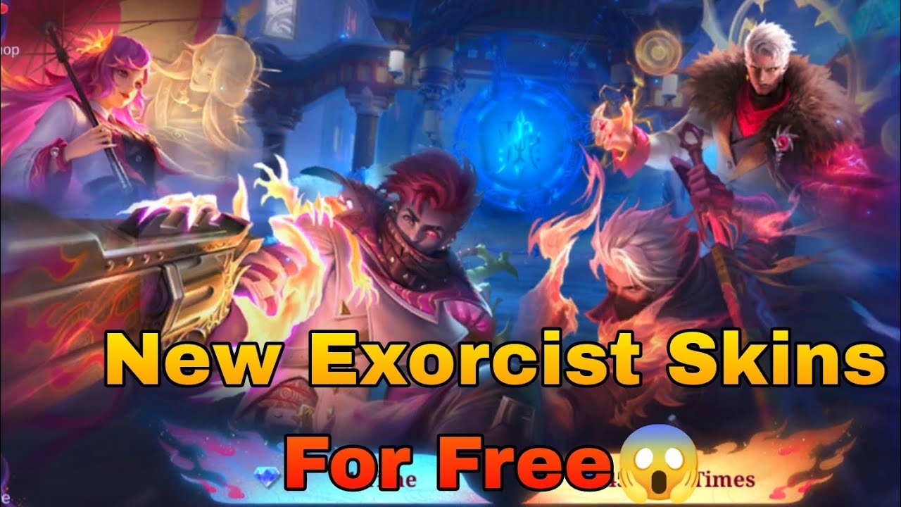 Mlbb New Update Exorcist New Members l How to get new exorcist skins ...