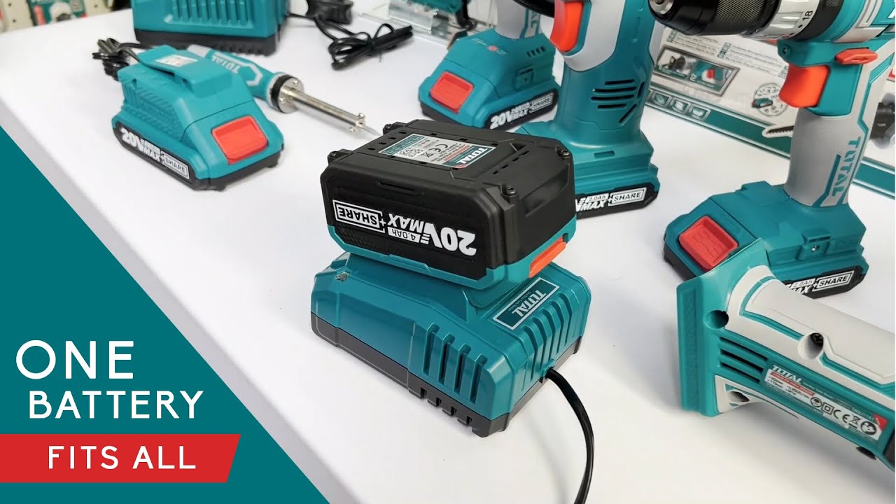 One Battery Fits All | Total Cordless Power Tools - YouTube
