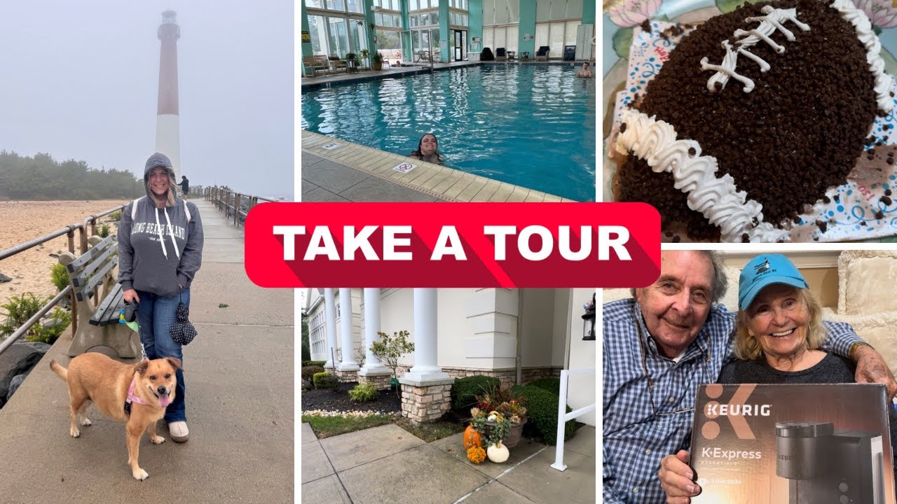BIRTHDAY SURPRISE, TOUR OF OUR BEACH HOUSE CLUB HOUSE - YouTube